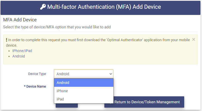 Multi-Factor Options - The OptimalCloud Documentation